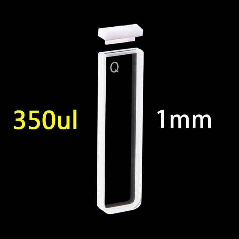 QS21, 1mm 0.35ml Quartz Spectrophotometer UV-vis Cuvettes – Cuvetten Cells