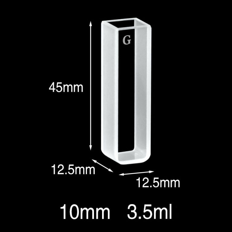 OP10, Standard Glass Cuvettes, 10/20/30/40/50/100mm, 2 Clear Windows ...