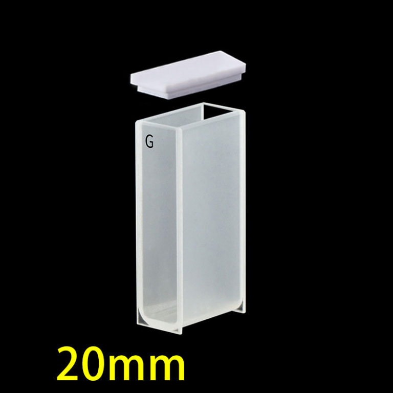 OP17, 20mm Standard Optical Glass Cuvettes, 2 Clear Windows, Open Top ...
