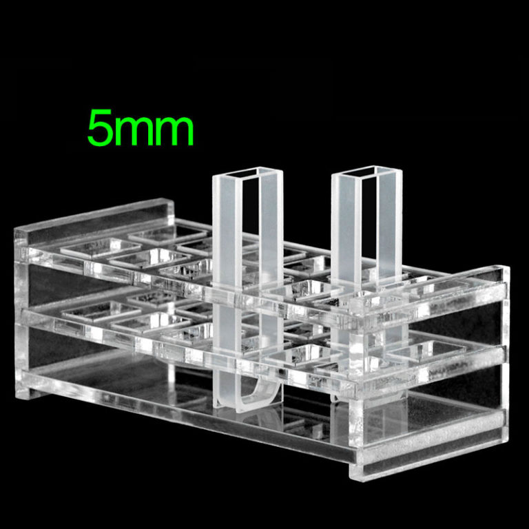 OP21, 5mm Short Path Length Optical Glass Cuvettes, 2 Clear Windows ...