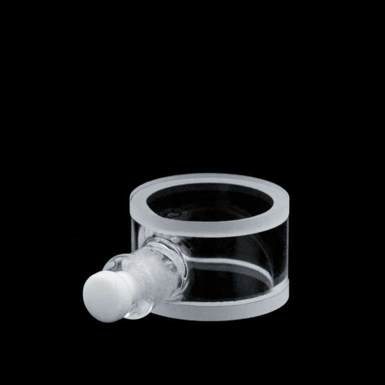 QF18, 10mm Standard Cylindrical Polarimeter Cell with PTFE Stopper, 2 ...