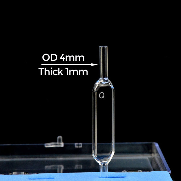 QF22, 1mm Path Length Single Channel Flow Cell, Quartz Connectors ...