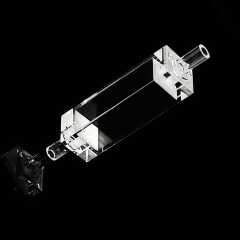 QF61, Flow Cell with 5mm Quartz Connectors, Lightpath: 10 mm, 3.5mL ...