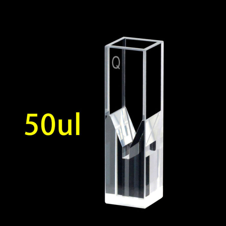 QM28, Sub Micro Volume Cuvettes for Fluorescence, 4 Clear Windows, 50 ...