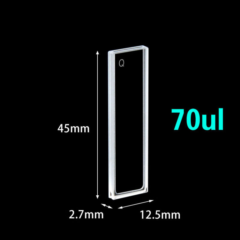 QS23, 0.2mm 70uL Ultra Short Path Length Quartz Cuvettes – Cuvetten Cells