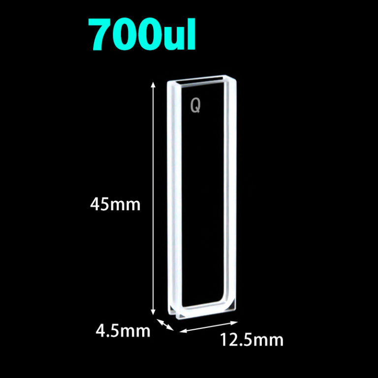 QS26, 2mm 0.7mL Standard Quartz UV-vis Cuvettes – Cuvetten Cells