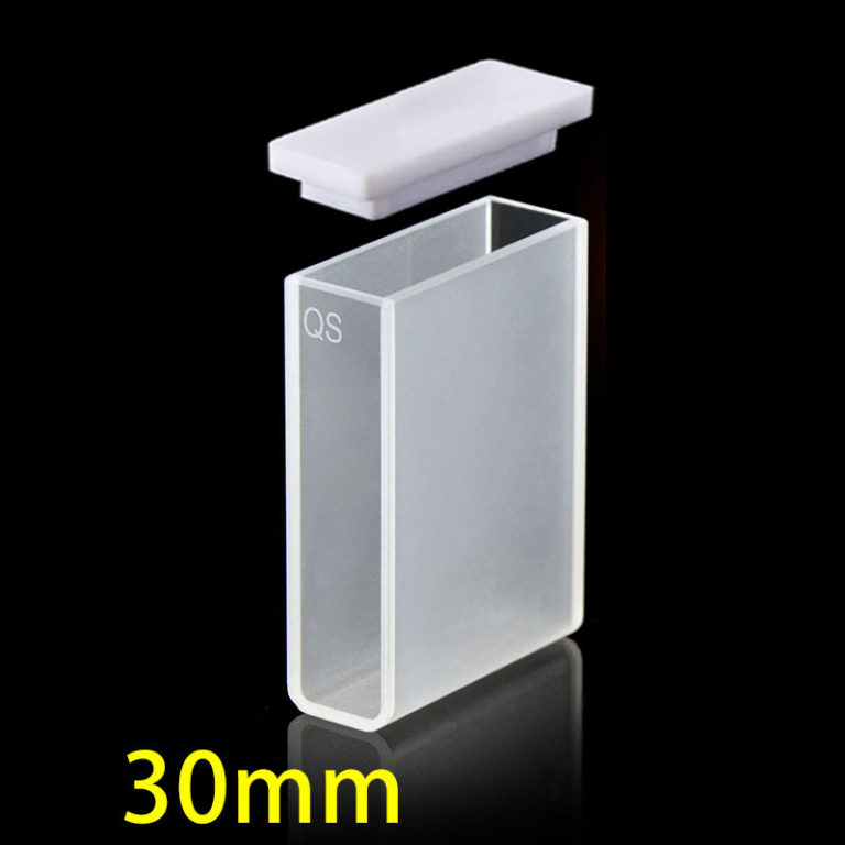QS30, 30mm 10.5mL Long Path Length Quartz UV-vis Cuvettes – Cuvetten Cells