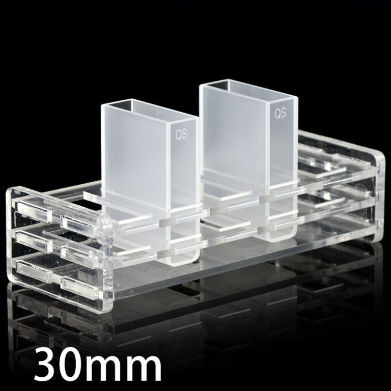 QS30, 30mm 10.5mL Long Path Length Quartz UV-vis Cuvettes – Cuvetten Cells