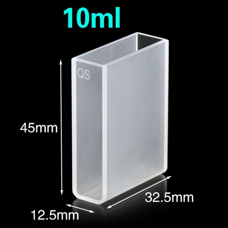QS30, 30mm 10.5mL Long Path Length Quartz UV-vis Cuvettes – Cuvetten Cells