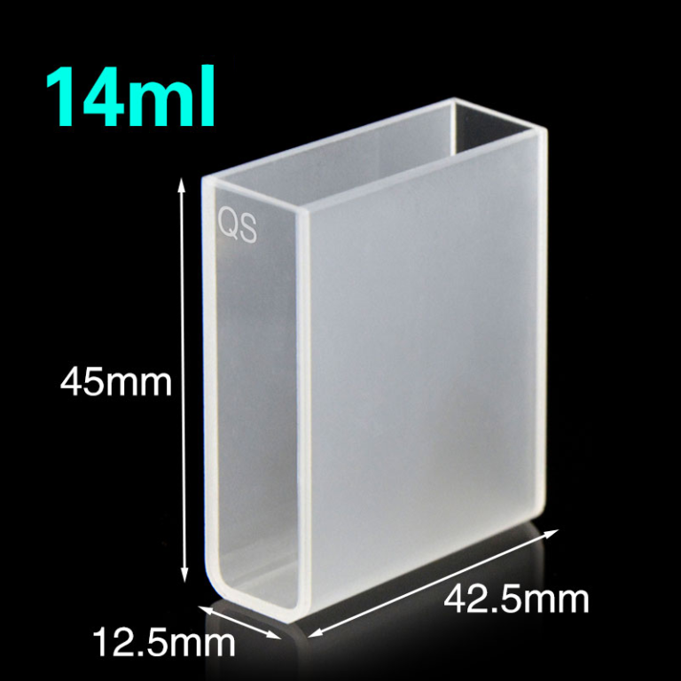 QS32, 40mm 14mL Long Path Length Quartz UV-vis Cuvettes – Cuvetten Cells