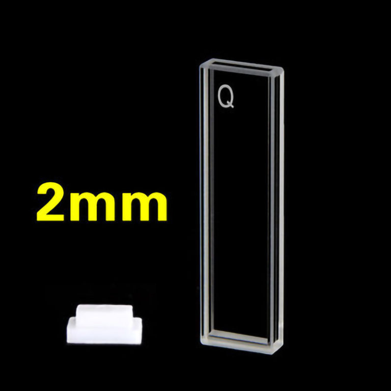 QS35, 2mm 0.7mL Dual Path Lengths Quartz Fluorometer Cuvettes ...
