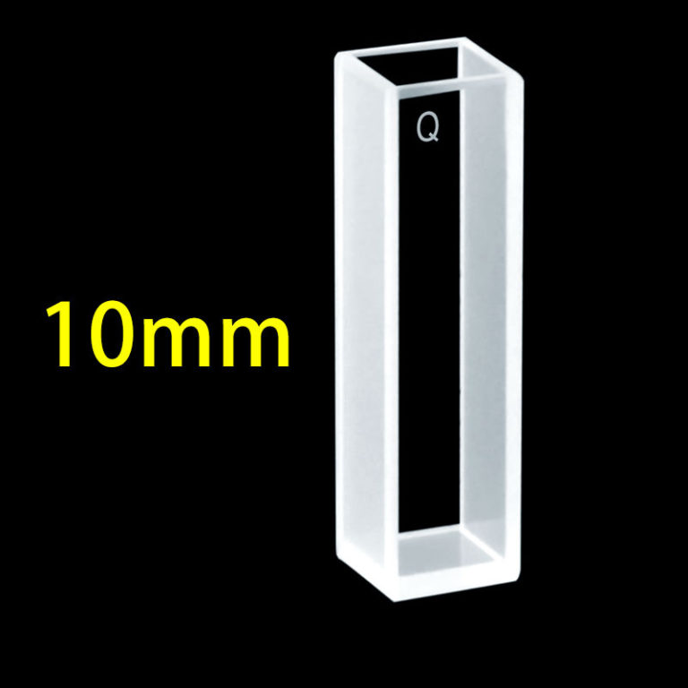 QS37, 10mm 3.5mL Quartz Standard Spectrophotometer Cuvettes with Flat ...